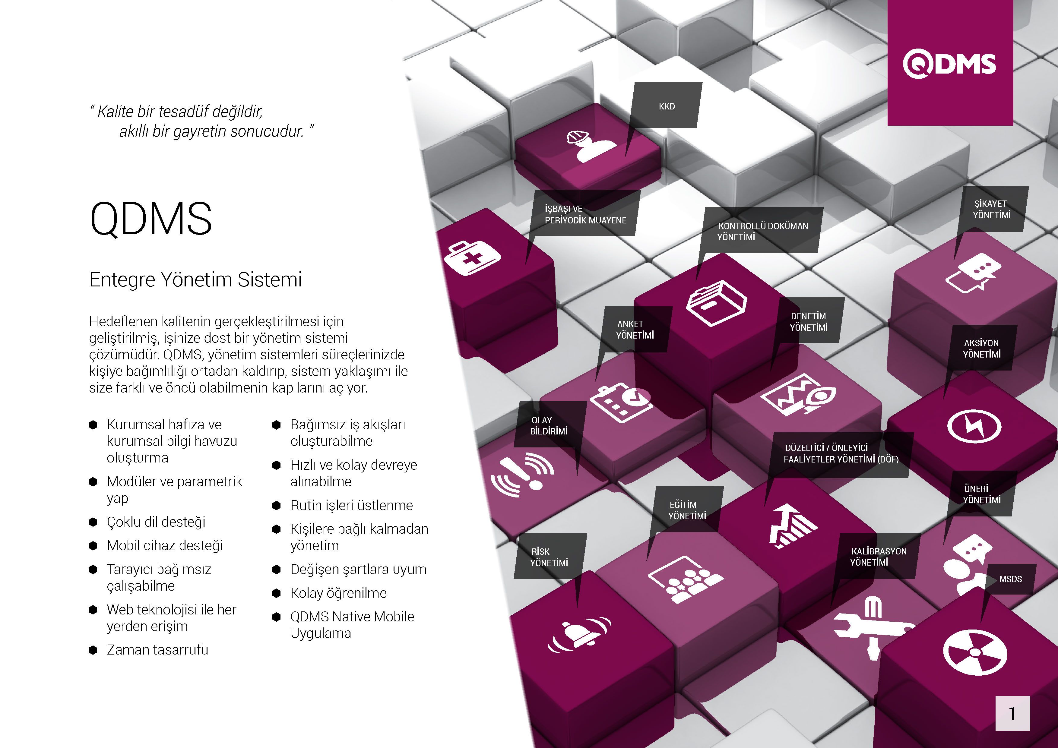 QDMS Entegre Yönetim Sistemiyle Tanışın!